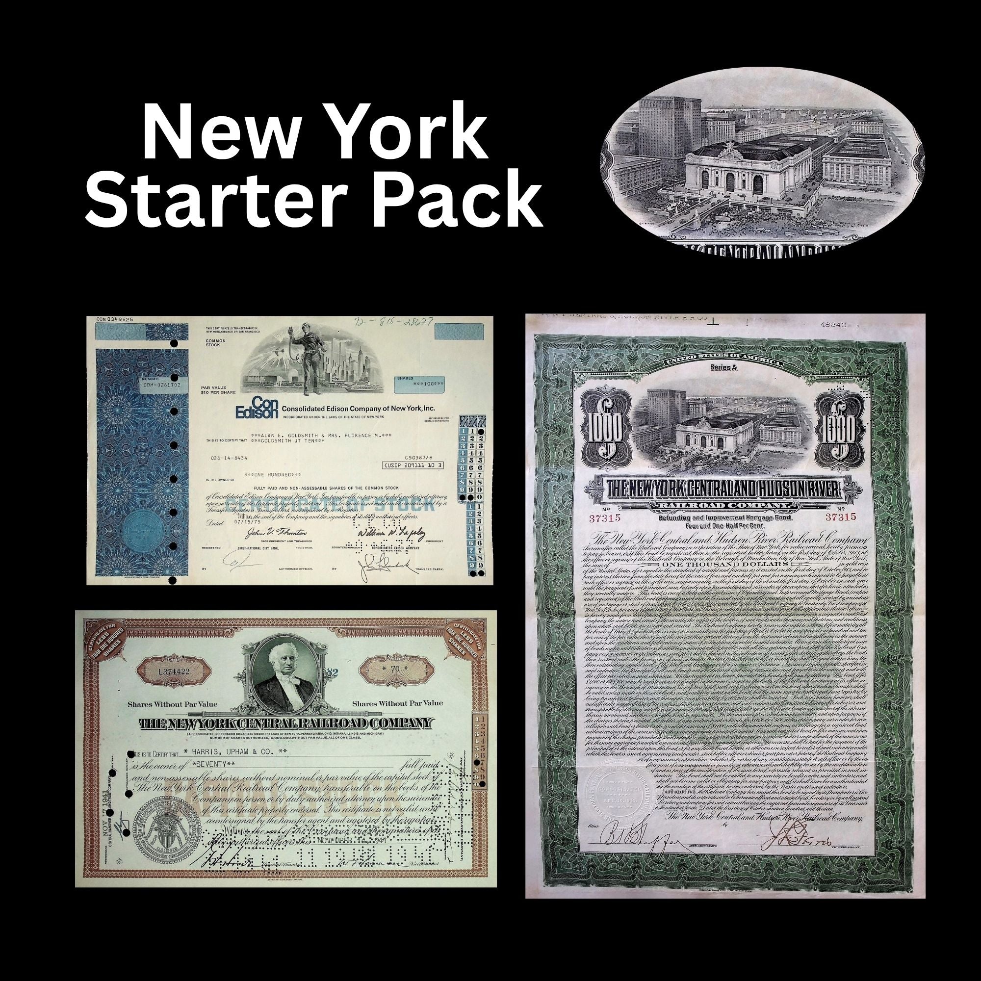 Shop Collectable Stock & Bond Certificates at Ticker History