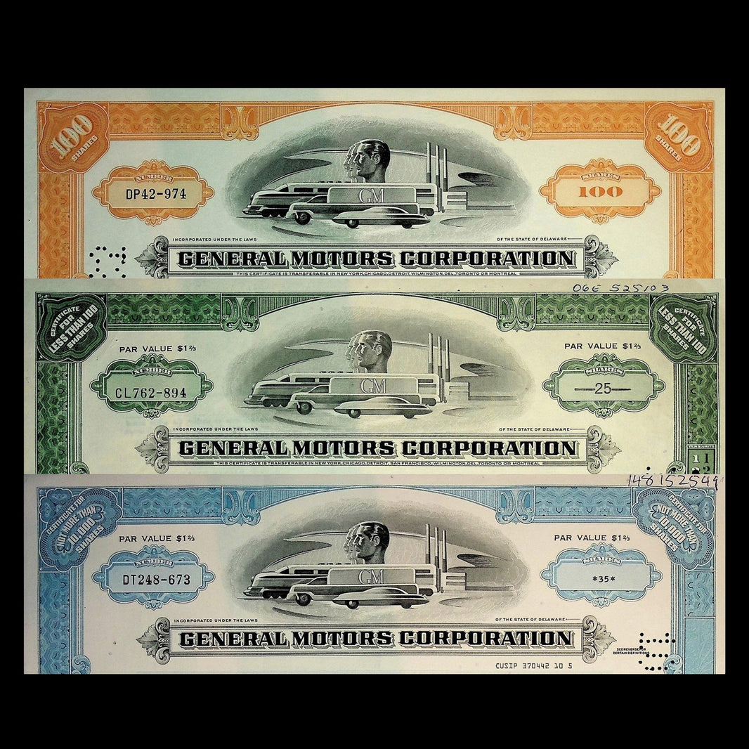 Collectible Automotive Stock & Bond Certificates for Sale - Ford ...