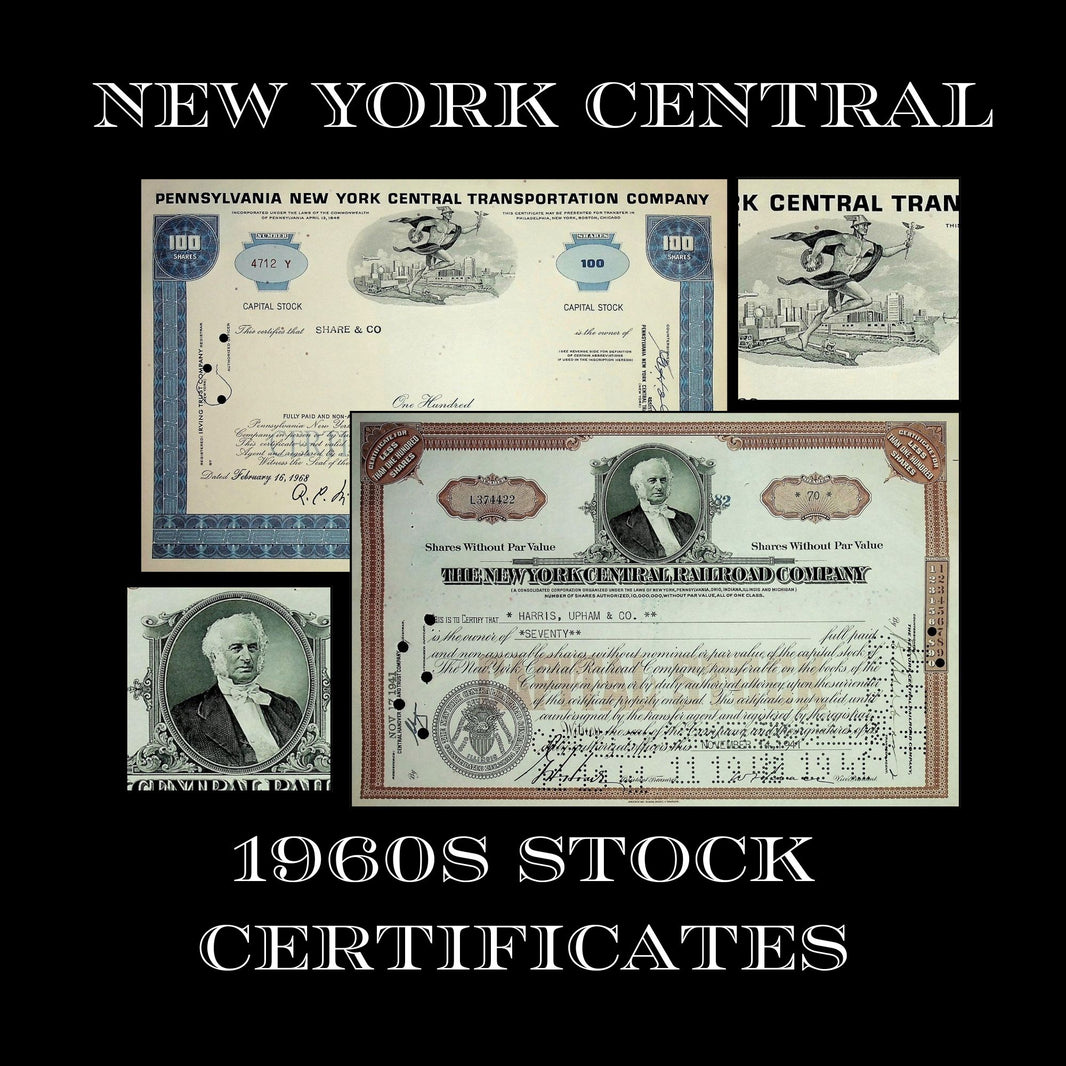 Shop Collectable Stock & Bond Certificates at Ticker History