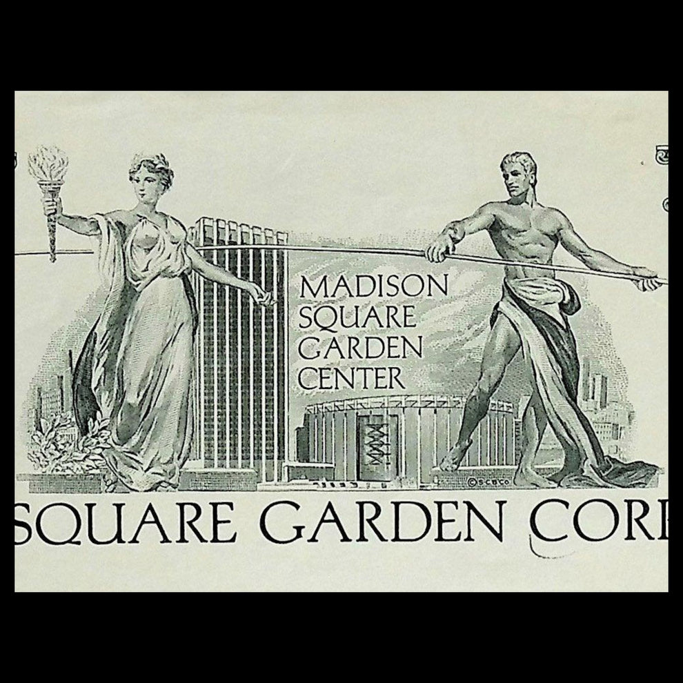 Madison Square Garden (MSG) Stock Certificate from 1970s - NY Rangers ...